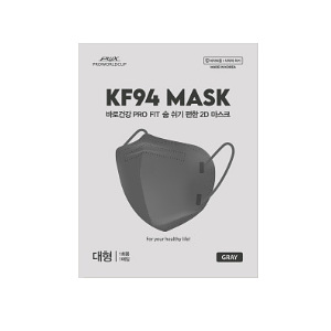 프로월드컵 PWX 새부리형 KF94 대형 그레이[50매] - 에누리 가격비교