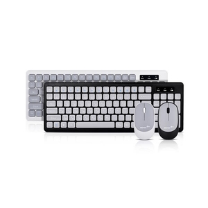 CJE&M ENTUS EWKM-02 무선 키보드 마우스 세트[화이트] - 에누리 가격비교