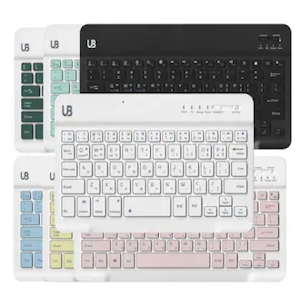 유비코퍼레이션 UBACC UB-BK1 블루투스 키보드 [화이트] - 에누리 가격비교