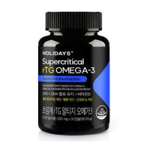 홀리데이즈 초임계 rTG 알티지 오메가3 1001mg 90캡슐 [1개] - 에누리 가격비교
