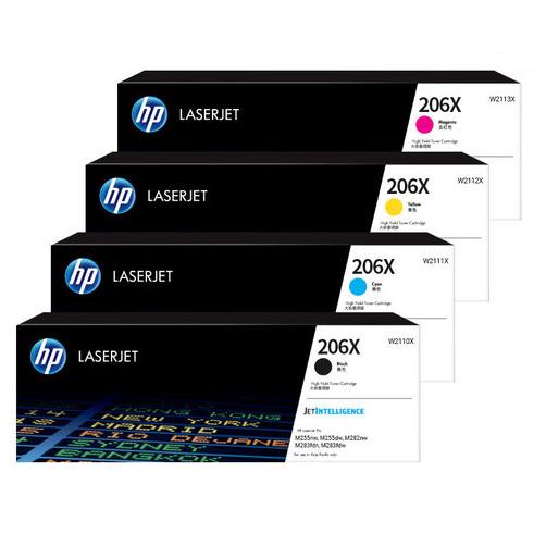 HP 정품 206X (W2110X, W2111X, W2112X, W2113X) 4색 세트 : 에누리 가격비교