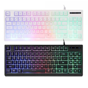 ABKO K150 텐키리스 레인보우 LED 게이밍 멤브레인[블랙] - 에누리 가격비교