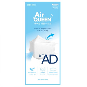 톱텍 에어퀸 비말 마스크 KF-AD 대형 2개입[60개] - 에누리 가격비교