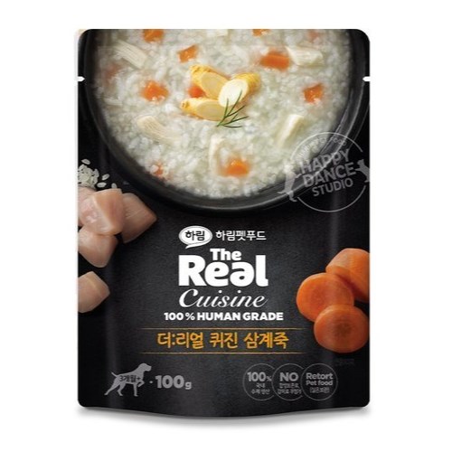 하림펫푸드 더리얼 퀴진 삼계죽 100g [3개] : 에누리 가격비교