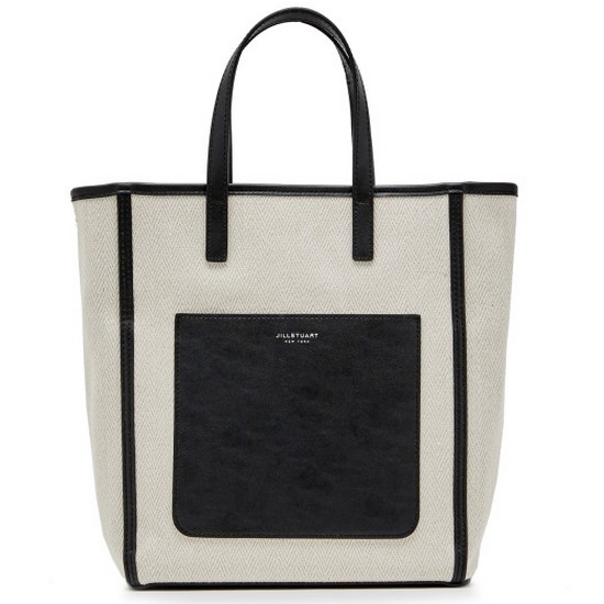 질스튜어트 뉴욕 ESSENTIAL CANVAS 블랙 포켓 세로형 토트 캔버스백 JABA2F930BK - 에누리 가격비교