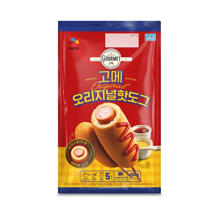 CJ제일제당 고메 오리지널 핫도그 400g [3개] - 에누리 가격비교