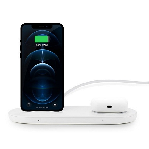 더블유아이 벨루가 하이웨이브 30W 듀얼 무선충전기 WI22-DWLQC01 - 에누리 가격비교