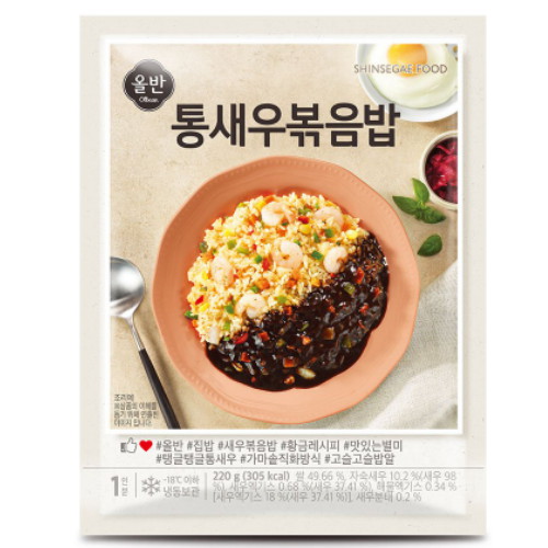 신세계푸드 올반키친 통새우 볶음밥 220g [10개] - 에누리 가격비교
