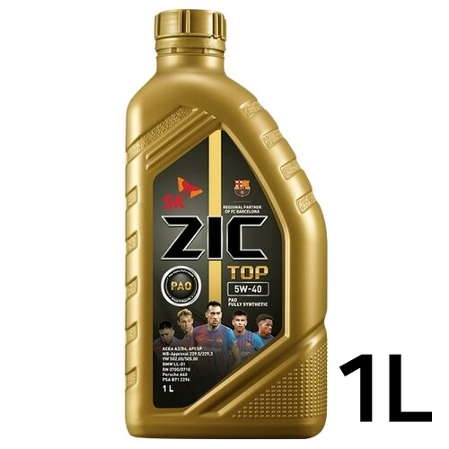 SK엔무브 ZIC 탑 5W40 1L [1개] - 에누리 가격비교