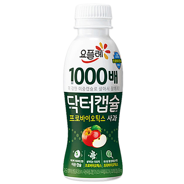 빙그레 요플레 닥터캡슐 1000배 프로바이오틱스 사과 130ml [16개] - 에누리 가격비교