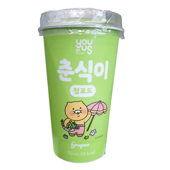 GS리테일 춘식이 청포도 190ml[10개] - 에누리 가격비교