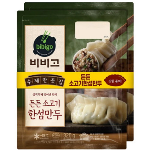 CJ제일제당 비비고 든든 한섬만두 320g [1개] - 에누리 가격비교