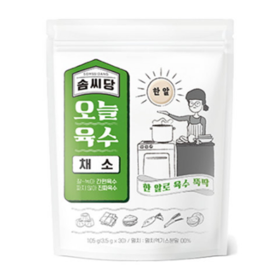 팔도 솜씨당 오늘육수 채소 30알 105g [2개] - 에누리 가격비교