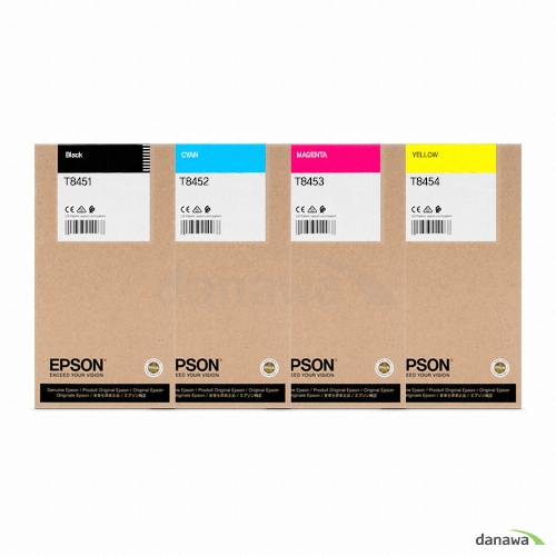 EPSON 정품 T845 (T8451, T8452, T8453, T8454) 4색 세트 - 에누리 가격비교