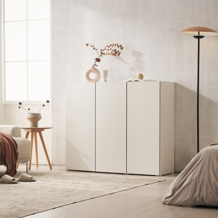 모던하우스 ON 헤이즐 E0등급 풀바디 LPM 3단 높은수납장 1200 - 에누리 가격비교