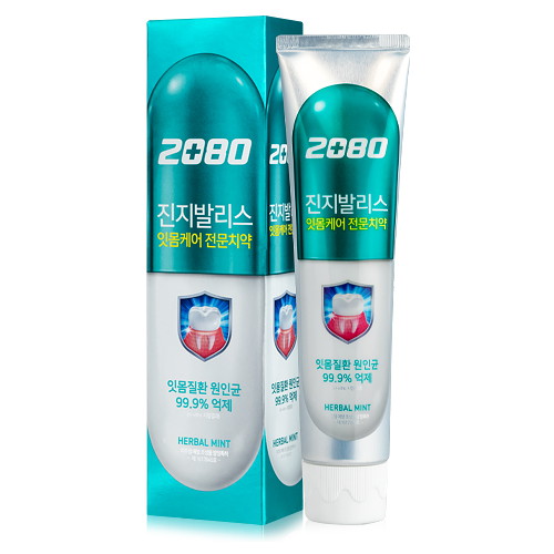 애경 2080 진지발리스 허벌민트 치약 150g [3개] - 에누리 가격비교