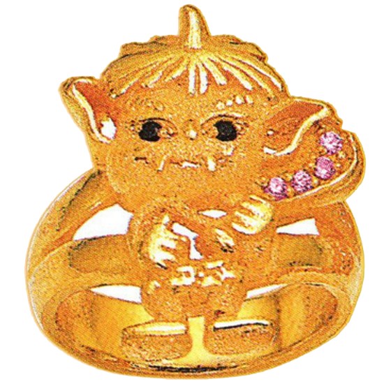 클래스에스 순금24K 도깨비핑크큐빅 방망이 금반지 3.75g - 에누리 가격비교