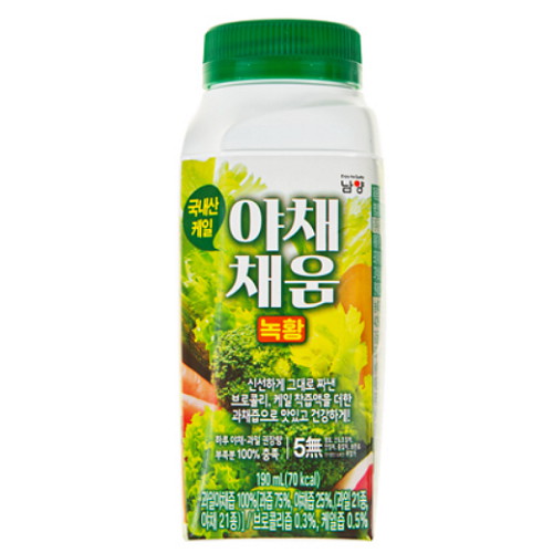 남양유업 야채채움 녹황 주스 190ml 12개입 - 에누리 가격비교