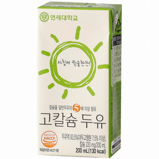 연세두유 고칼슘 두유 200ml [72개] : 에누리 가격비교