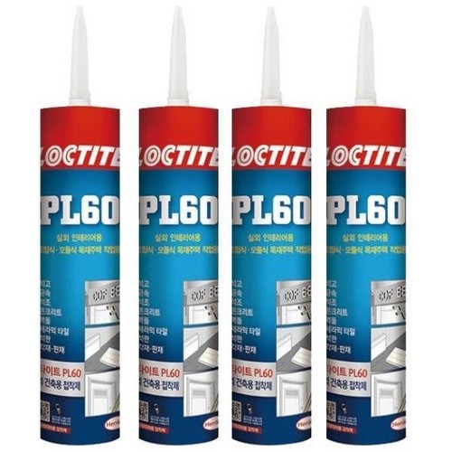 록타이트 PL60 295ml [4개] - 에누리 가격비교