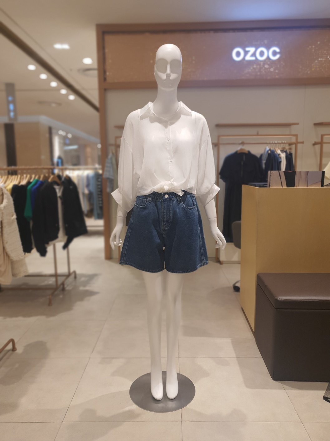 OZOC 허리밴딩 데님 반바지 FORMCDA508P - 에누리 가격비교