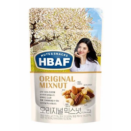 (주)바프 HBAF 넛츠앤스낵스 오리지널 믹스넛 190g 3개 - 에누리 가격비교