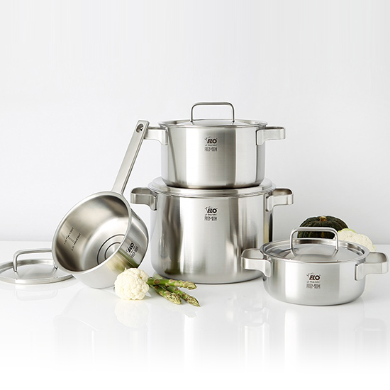 ELO 프리미엄 IH 통5중 스텐냄비 풀세트 (편수16+양수18,20+곰솥24) - 에누리 가격비교