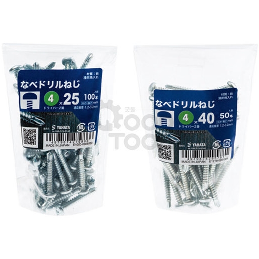 야하타 둥근머리 직결나사 4x35mm [50pcs] 에누리 가격비교