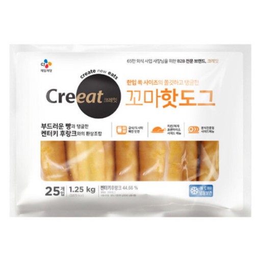 CJ제일제당 크레잇 꼬마핫도그 1.25kg [2개] - 에누리 가격비교