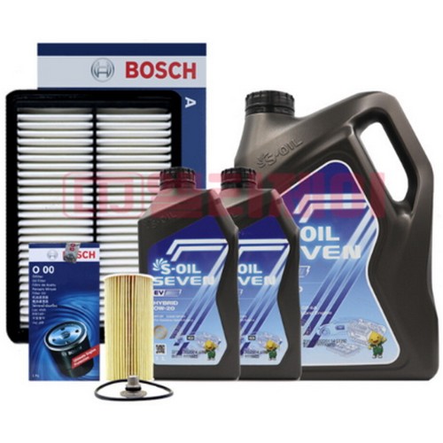 에스오일 세븐 EV 하이브리드 0W20 6L + 보쉬필터 기아 카니발 KA4 3.5 가솔린 - 에누리 가격비교