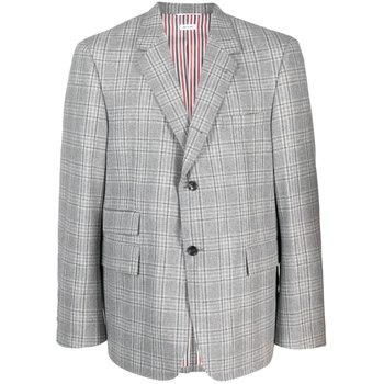 톰브라운 남성 체크 프린트 싱글 브레스티드 블레이저 MJC328A 20873 984 - 에누리 가격비교