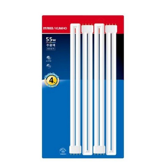 번개표 금호전기 엘바 FPL 55w 형광램프 4p 주광색 1세트 - 에누리 가격비교