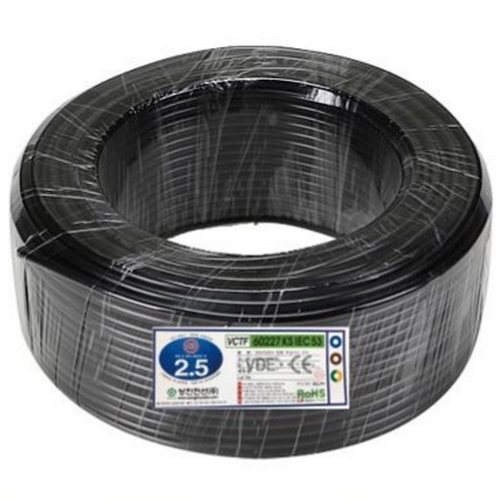 상진전선 VCTF 전선 흑색 2.5SQ x 2C [100m] : 에누리 가격비교