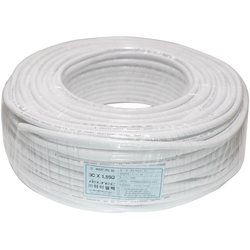 아이엘텍 VCTF 전선 백색 1.5SQ x 3C[100m] - 에누리 가격비교