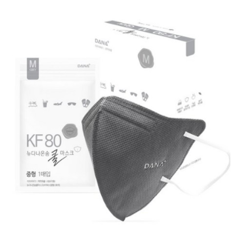 다나(DANA) 뉴 다나 온숨 쿨 KF80 중형 회색 50개입[100개] - 에누리 가격비교