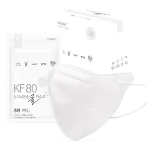 다나(DANA) 뉴 다나 온숨 쿨 KF80 중형 50개입 [100개] - 에누리 가격비교