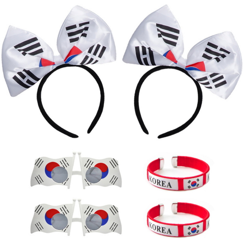 파티쇼 점보태극기머리띠 2개 태극기안경 2개 태극기팔찌 2개 에누리 가격비교