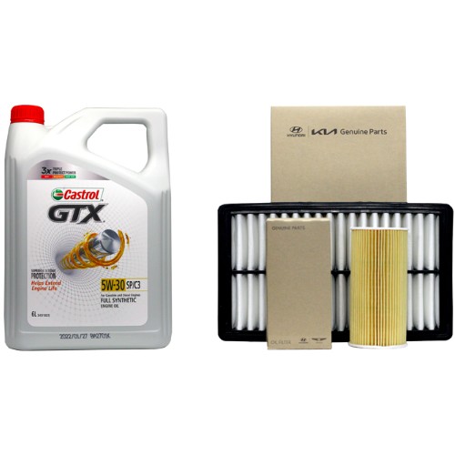 캐스트롤 GTX SP/C3 5W30 6L + 순정필터 현대 그랜저IG 3.0 LPI - 에누리 가격비교