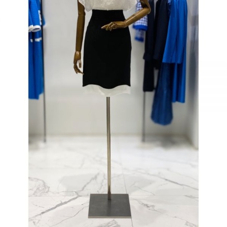 모조에스핀 컬러배색 물결 H라인 스커트 J222MSD127 1782732 77 블루 - 에누리 가격비교