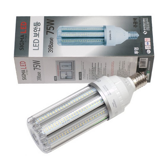 시그마 LED EL E39 투명 보안등 주광색 75W - 에누리 가격비교