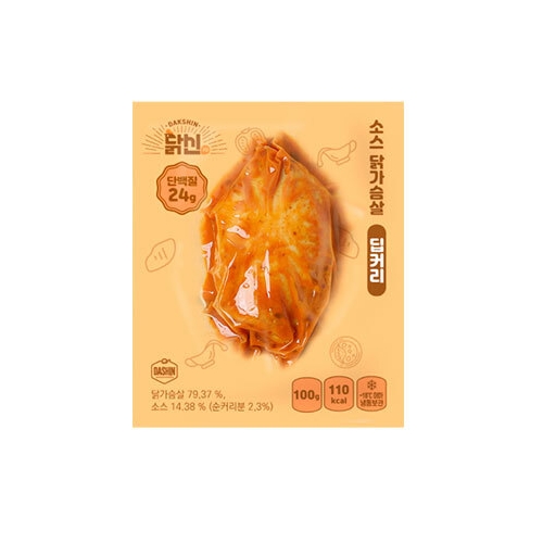 다신샵 닭신 소스 닭가슴살 딥커리 100g [2개] - 에누리 가격비교