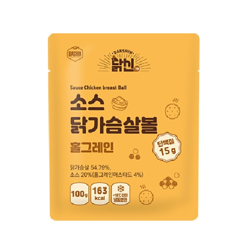 다신샵 닭신 소스 닭가슴살볼 홀그레인 100g [5개] - 에누리 가격비교