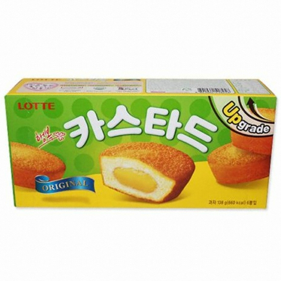 롯데제과 카스타드 6개입 138g[10개] - 에누리 가격비교
