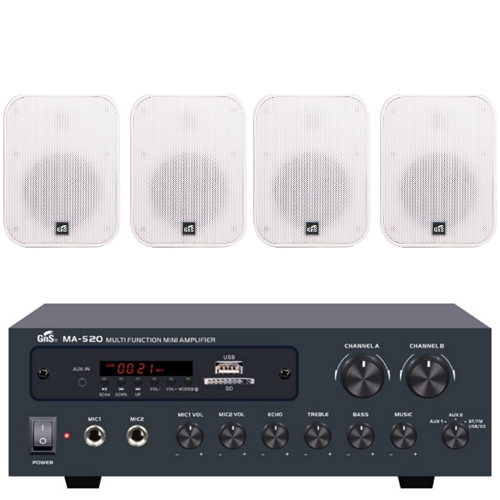 지엔에스 MA-520 + GIPS-60 [스피커, 2조] - 에누리 가격비교