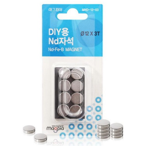 마그피아 DIY용 ND 네오디움 원형자석 12x3mm - 에누리 가격비교