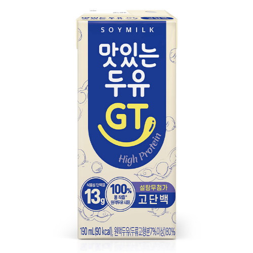 남양유업 맛있는두유 GT 설탕무첨가 고단백 190ml [24개] - 에누리 가격비교