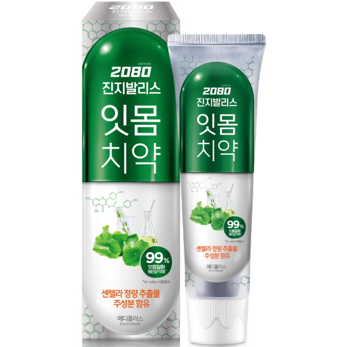 애경 2080 진지발리스 메디플러스 치약 150g [10개] - 에누리 가격비교