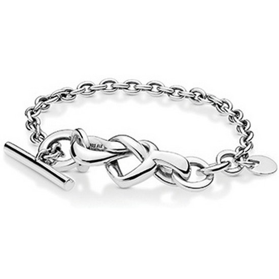 판도라 노티드 하트 체인 실버 팔찌 598100 - 에누리 가격비교