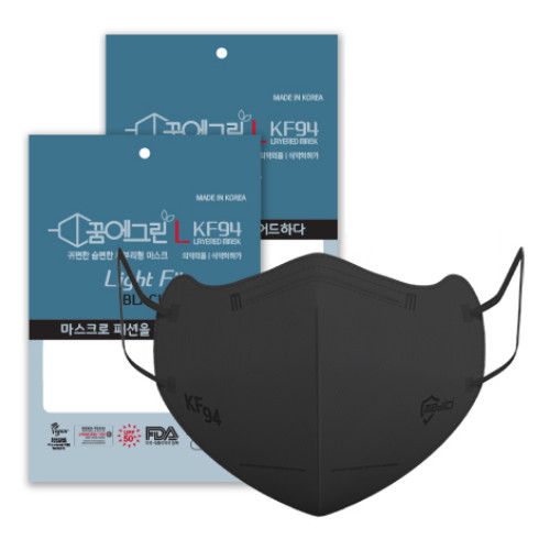 꿈에그린 라이트핏 2D KF94 [100매] - 에누리 가격비교