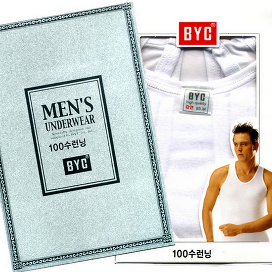 BYC 강연사 100수 민소매 런닝 BYI6038 [10매] - 에누리 가격비교